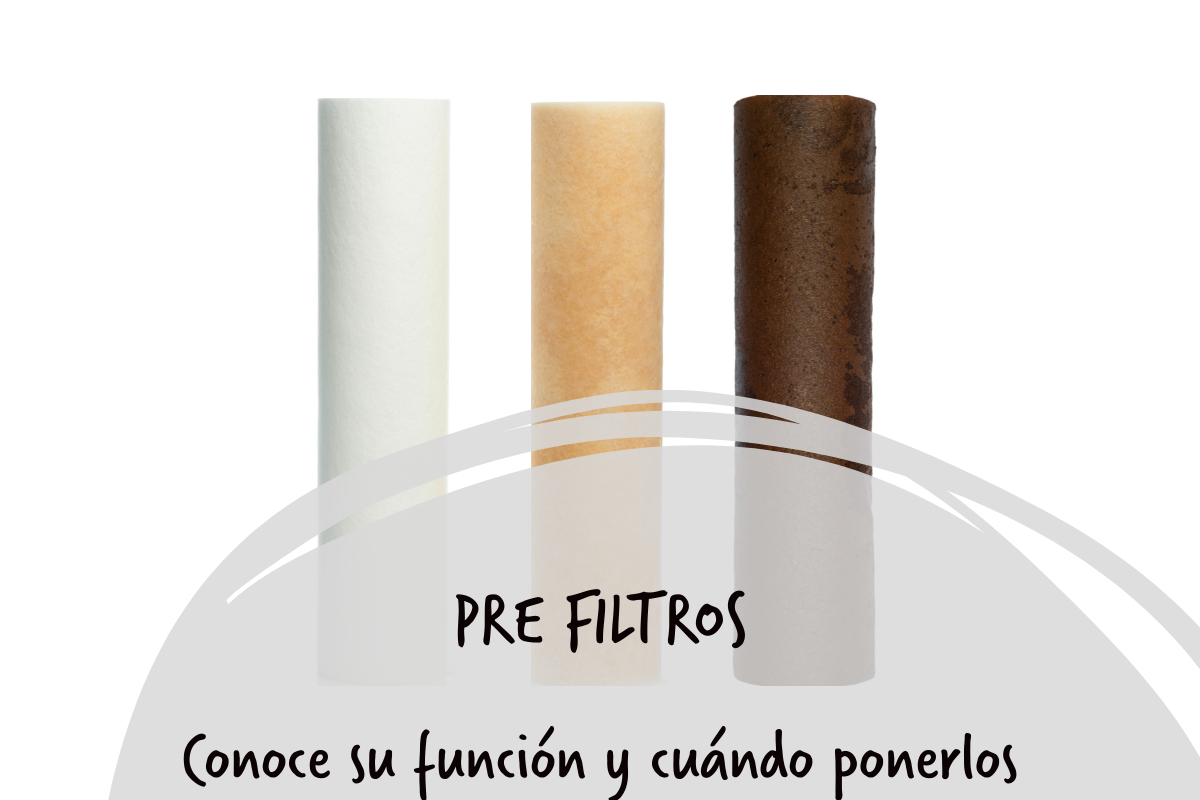 Los pre filtros en el filtrado del agua